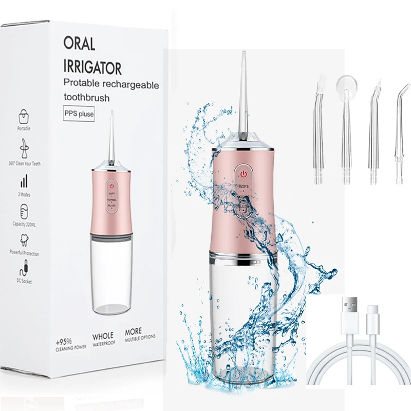 USB-Portable-Oral-Irrigator-Water-Flosser-Dental-Water-Jet-Tools-Pick ...