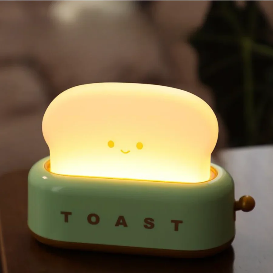 Bread-Toast-Light-Toaster-Nightlight-Creative-Rechargeable-Led-Lamp ...