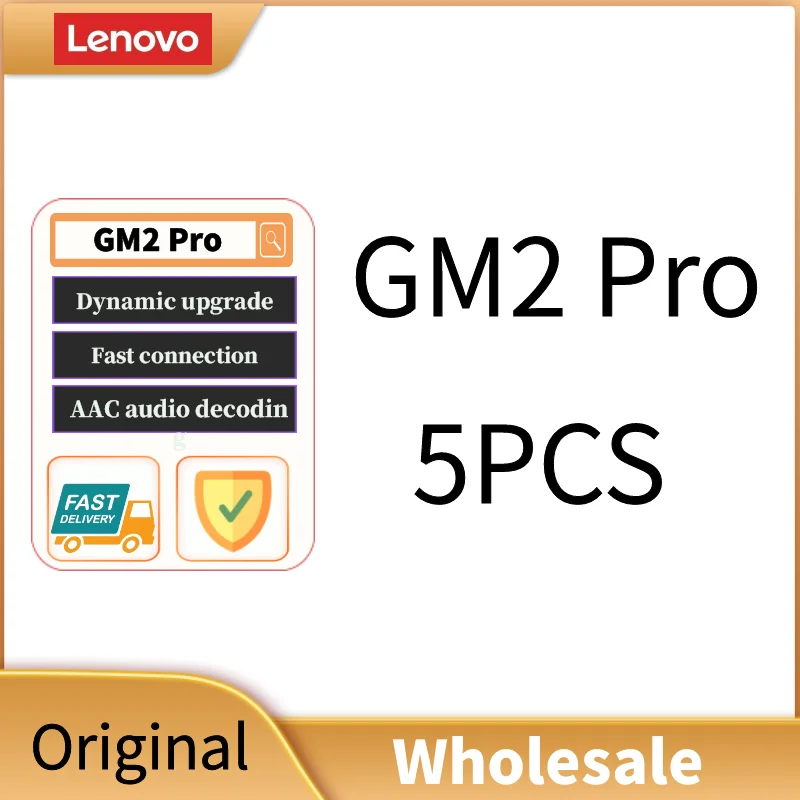 Lenovo-auriculares-inal-mbricos-GM2-Pro-aud-fonos-originales-con-Bluetooth-baja-latencia ...