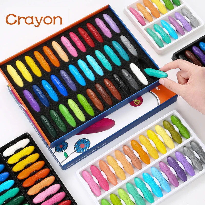 12/24/36 Colors Macaron Peanut Crayon Marker Pen Not Dirty Hand Wash ...