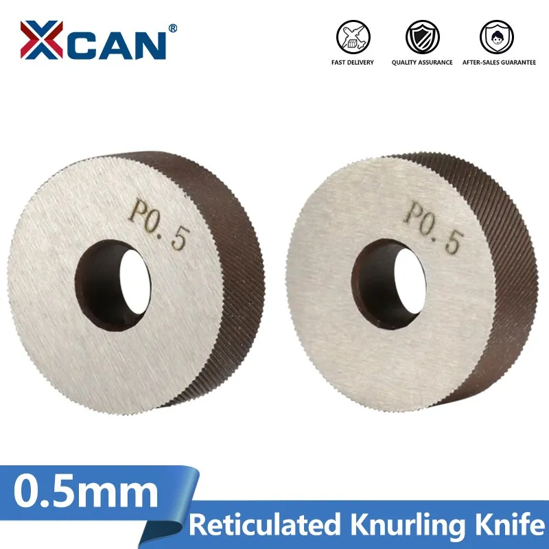 XCAN-0-5mm-Reticulated-Knurling-Knife-Inner-Hole-Embossing-Wheel-Gear ...