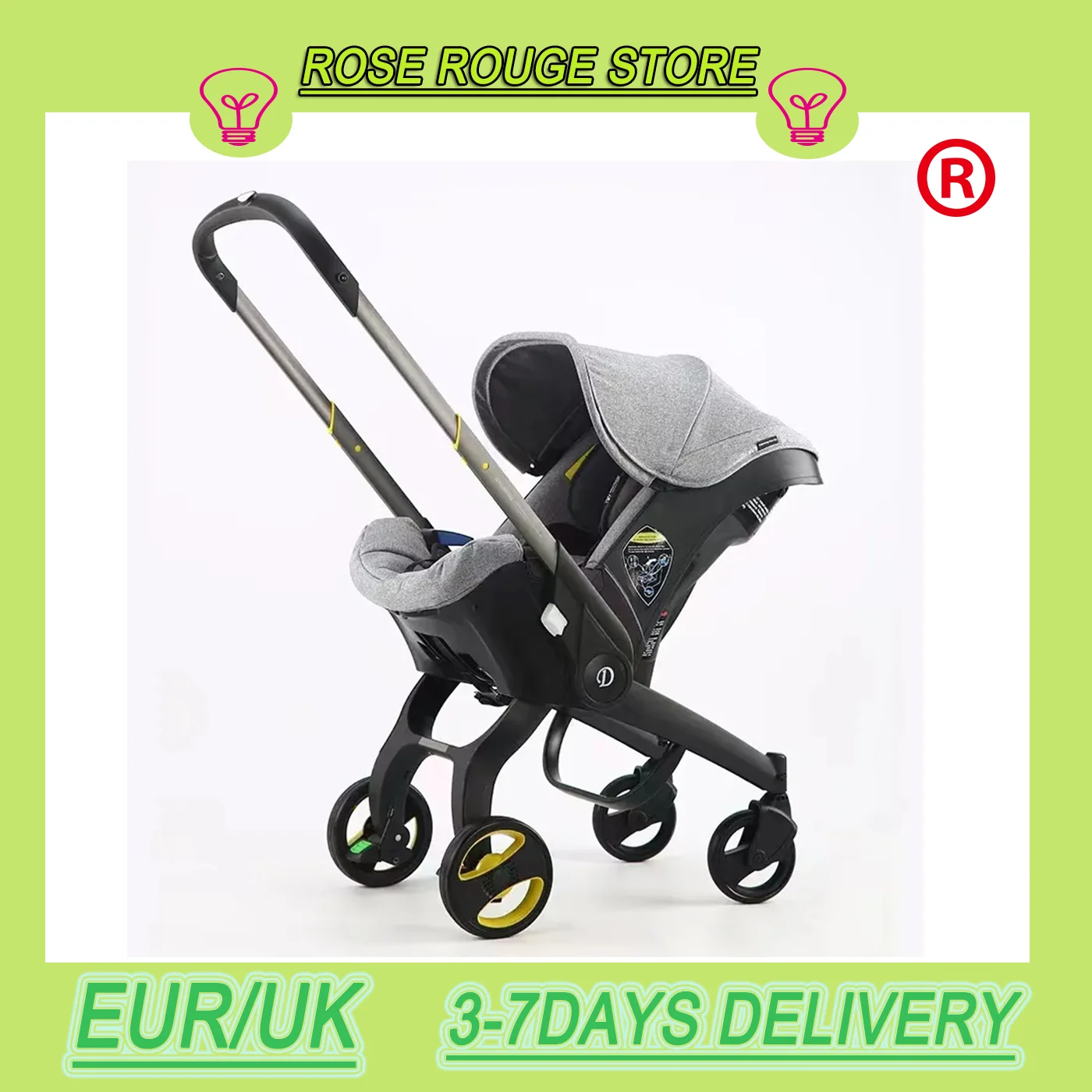 Prams-High-Landscape-Baby-4-in-1-Stroller-Safety-Cart-Carriage ...