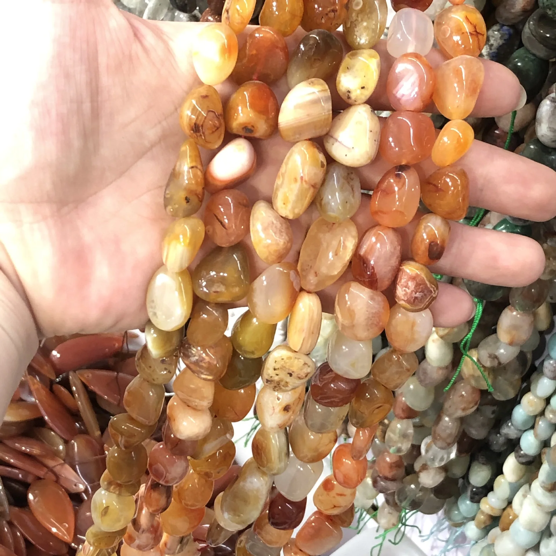 Natural-Chips-Gravel-Stone-Irregular-Hybrid-Crystal-Loose-Beads-For ...