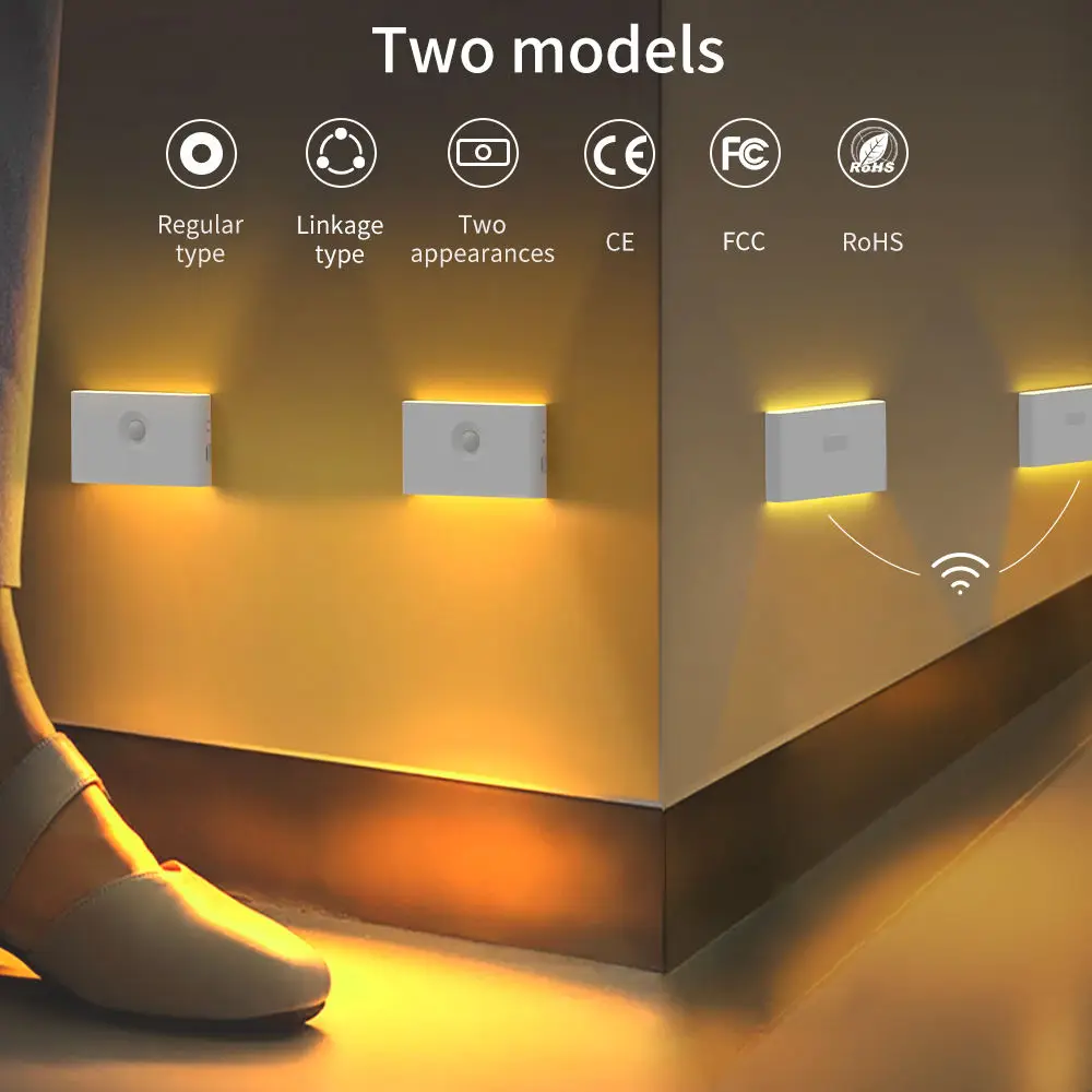 2700K-Type-C-Charge-Mini-Lamp-Motion-Sensor-Wireless-Night-Light-Smart ...