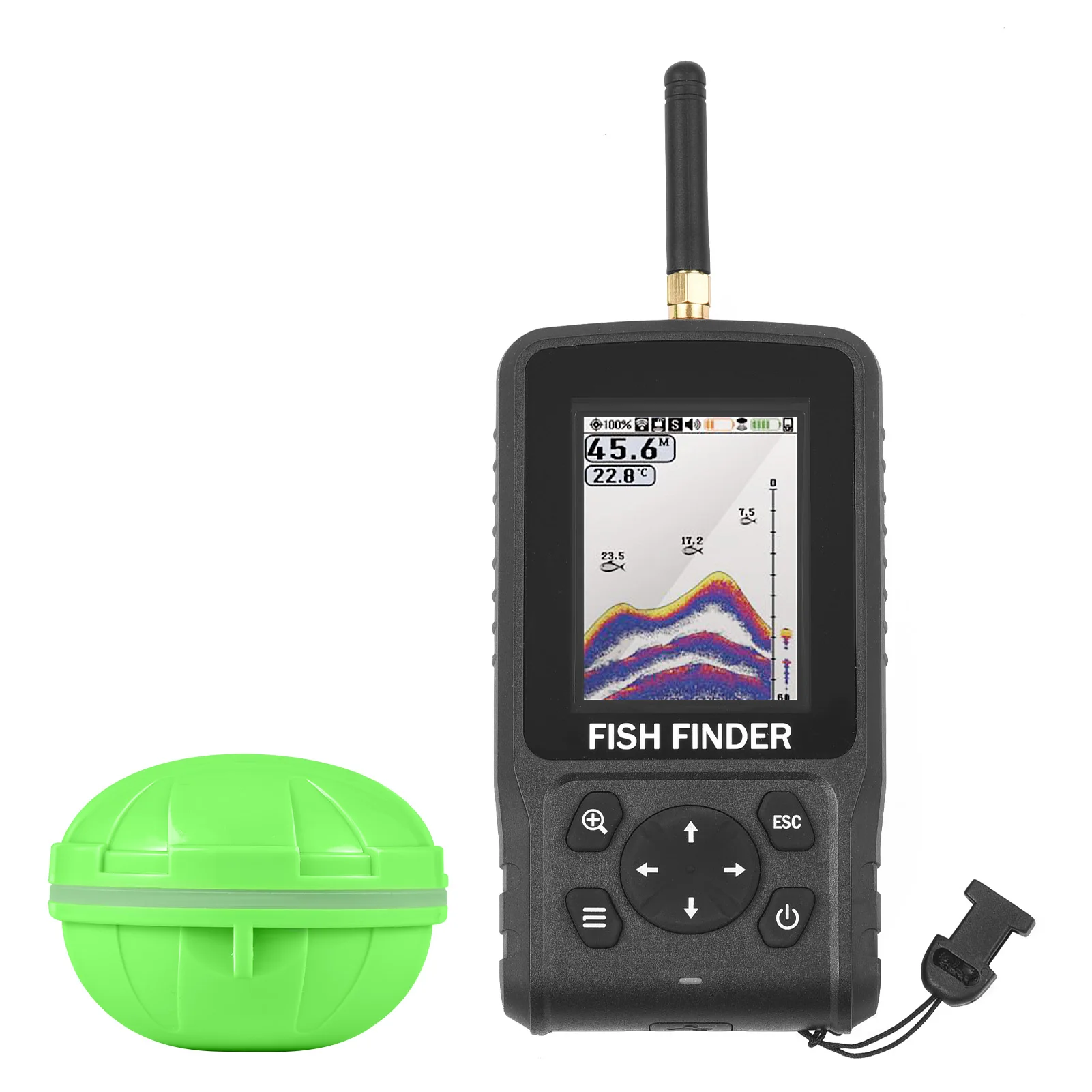 Portable-Fish-Finder-Wireless-2-6in-LED-Color-Screen-Design-Ideal-for ...