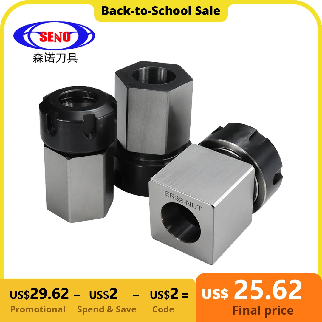 SENO ER11 ER25 ER32 ER40 Chuck Spindle Motor Shaft Extension Rod ...