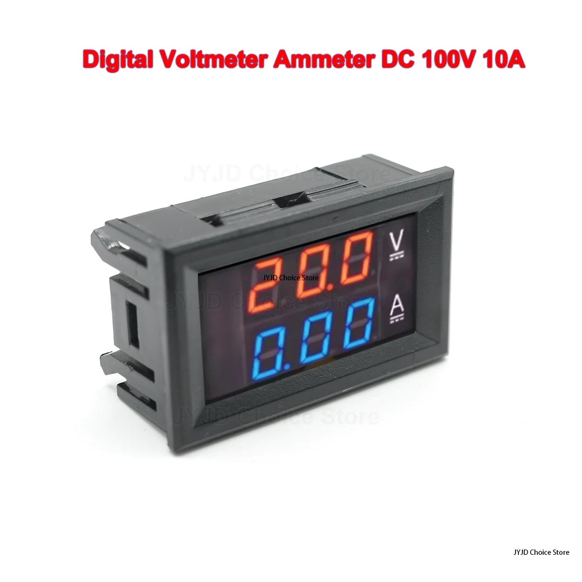 DC 100V 10A Digital Voltmeter Ammeter Amp Voltage Current Meter Tester ...