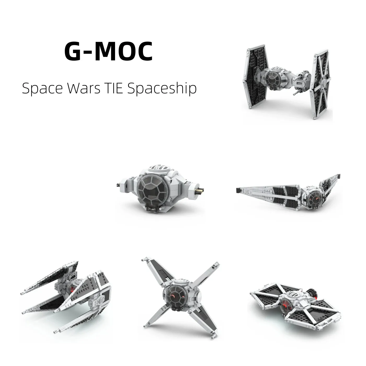G-MOC-Buildings-Blocks-Space-Wars-TIE-Spaceship-Brute-Predator-Raptor ...