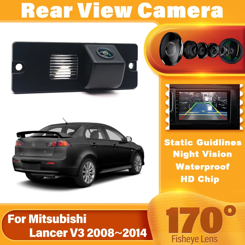Car Reversing image Camera For Mitsubishi Lancer V3 2008 2009 2010 2011 ...
