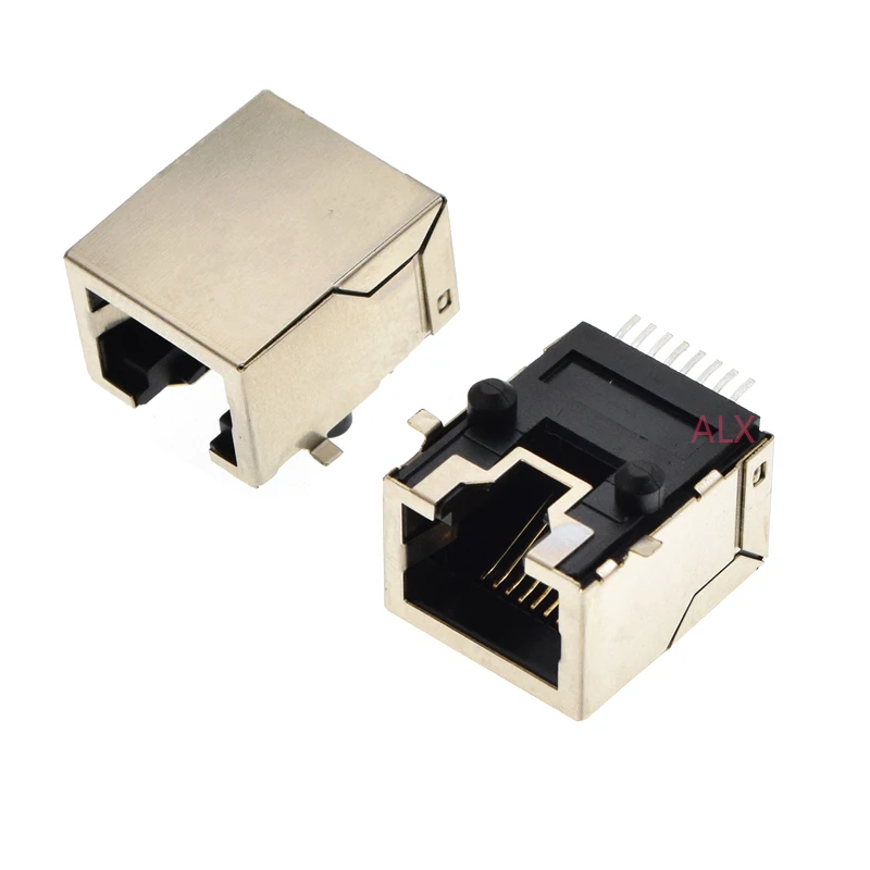 Conector-Jack-SMT-RJ45-8P8C-conector-de-red-de-montaje-en-PCB-Internet ...