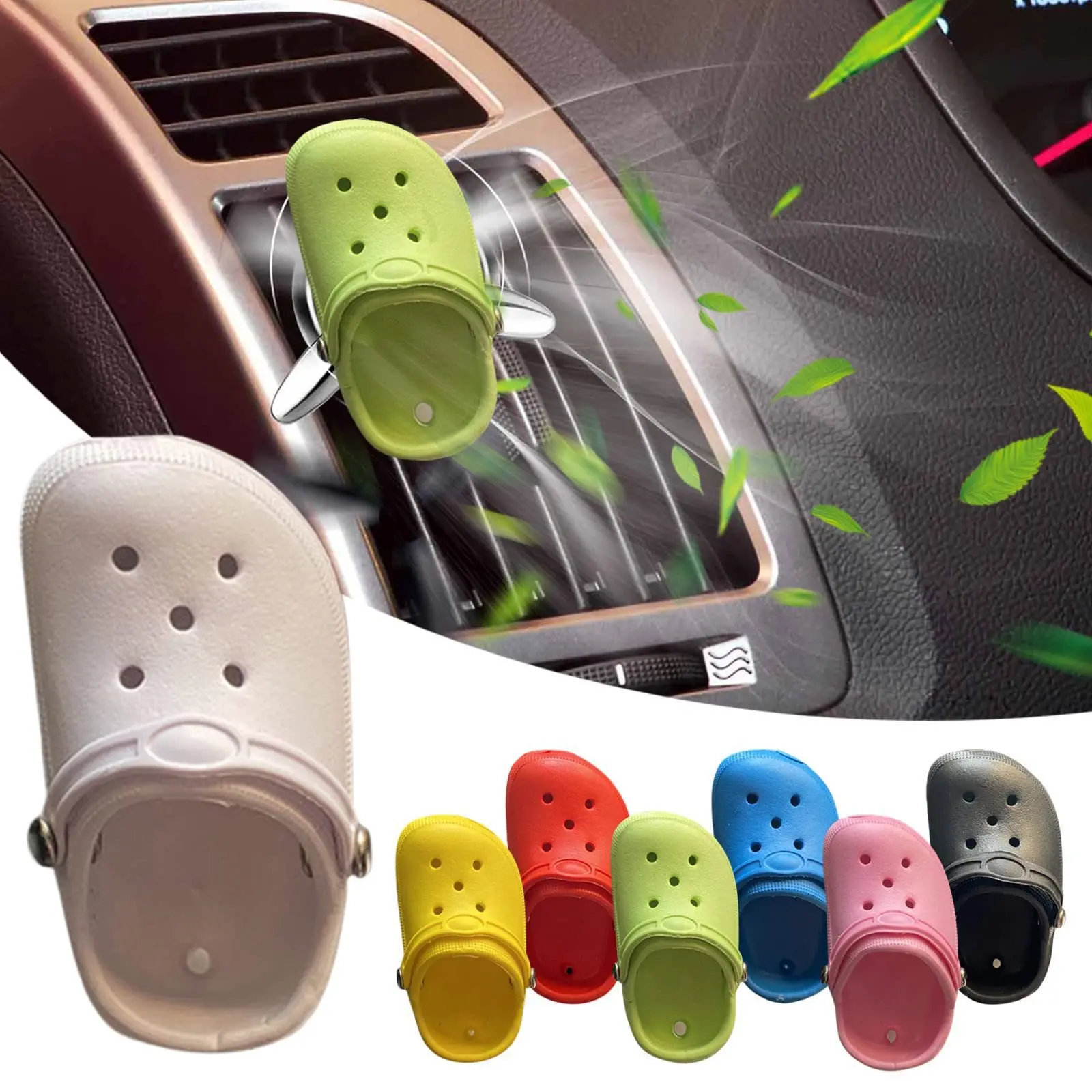 Hole Shoe Car Air Vent Perfume Clip Creative Auto Fragrance Diffuser ...