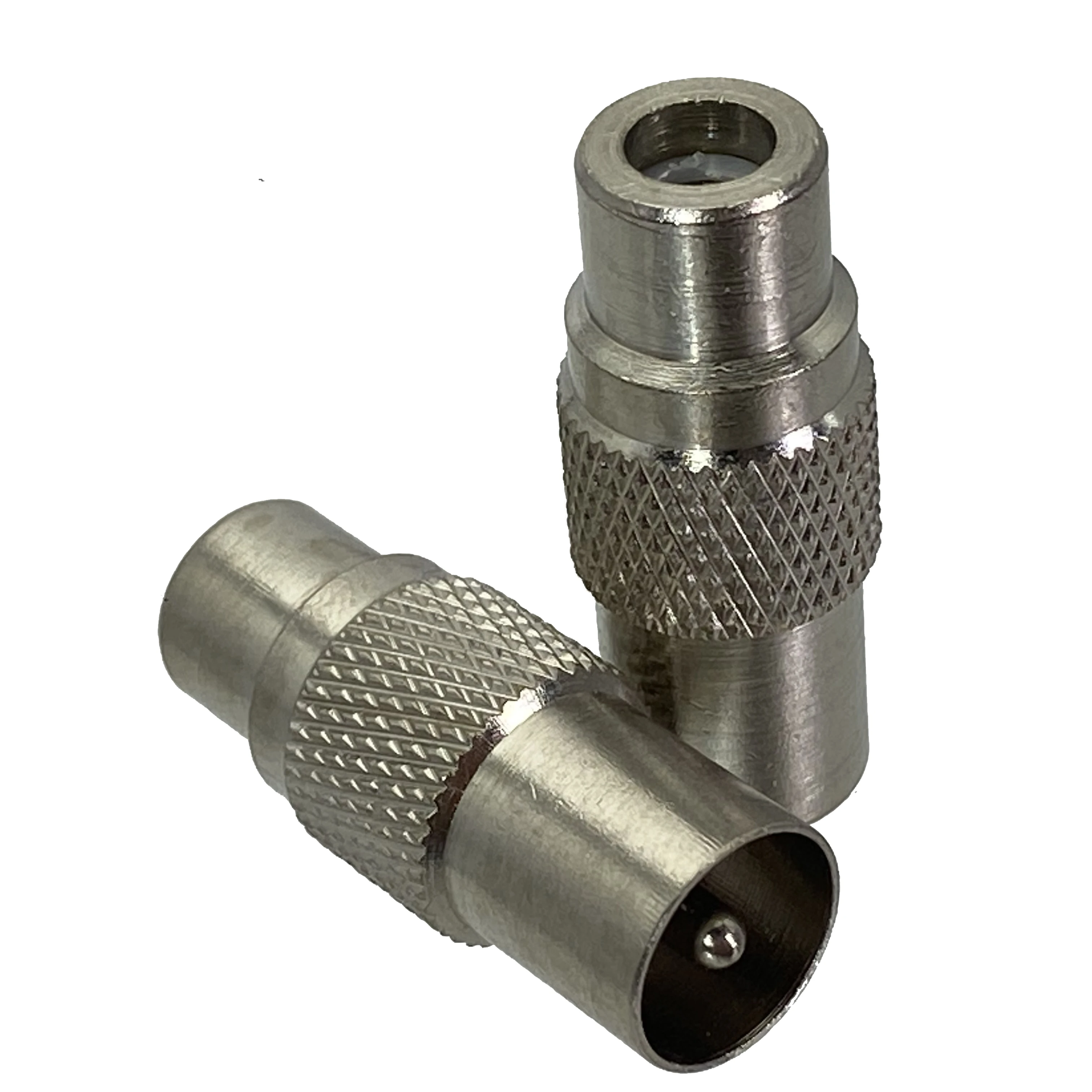 1pcs Adapter Iec Pal Dvb-t Male Plug To Rca Tv Female Jack Straight Rf ...