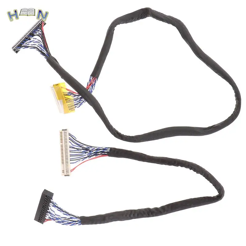 LVDS Cable FIX-30P-S6 30pin Double 2 Ch 6-bit Dual 6bit LCD Panel ...