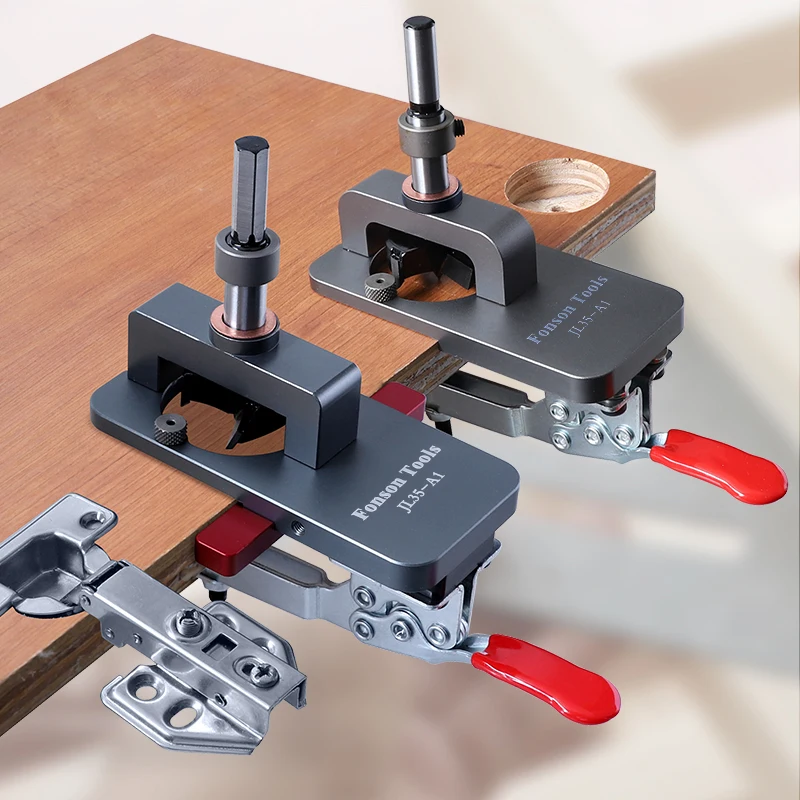 35mm-Concealed-Hinge-Jig-Kit-Aluminum-Cabinet-Door-Hinges-Hole-Drilling ...