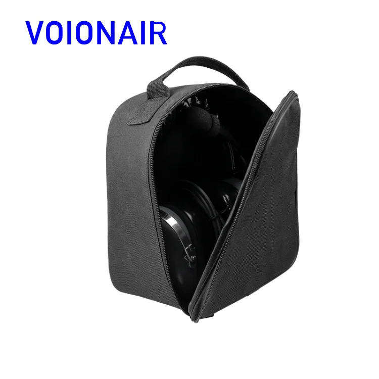 VOIONAIR-Black-Carrying-Case-Aviation-Pilot-Headset-Bag-For-David-Clark ...