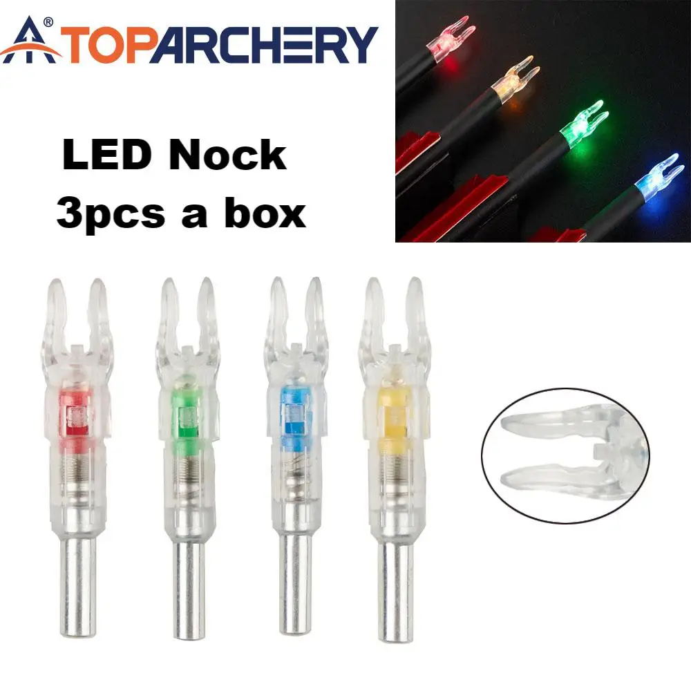 3 stücke Bogenschießen Pfeil LED Beleuchtete Nocken OD 6,2mm Hohe ...
