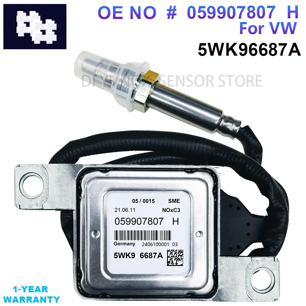 059907807H-5WK96687A-Nitrogen-Oxide-Nox-Sensor-Upstream-For-VW-Touareg ...