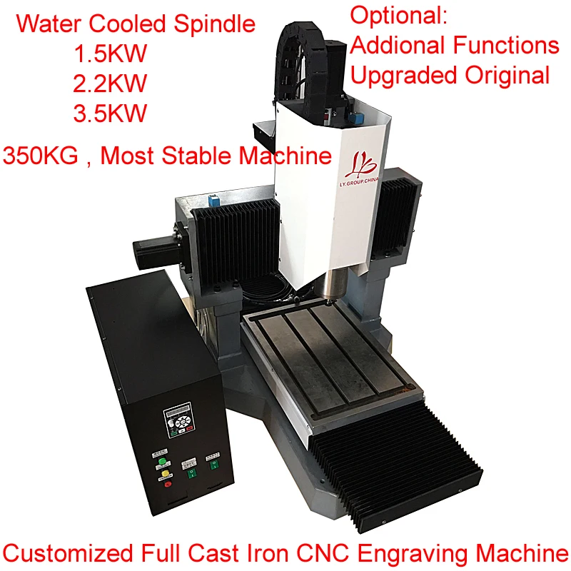 Full-Cast-Iron-Metal-Cutting-Machine-Customized-CNC-3040-PCB-Engraving-Machine-2200W-Wood-Router ...