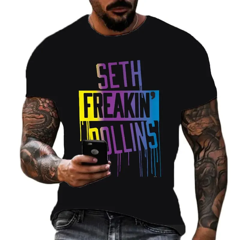2024-Summer-Men-s-3D-Printing-Famous-Wrestler-Seth-Freakin-Rollins-T ...