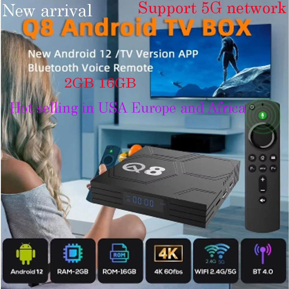 Genuine-New-Android-TV-Box-Q8-4K-UHD-BT-Voice-Remote-Control-Global ...