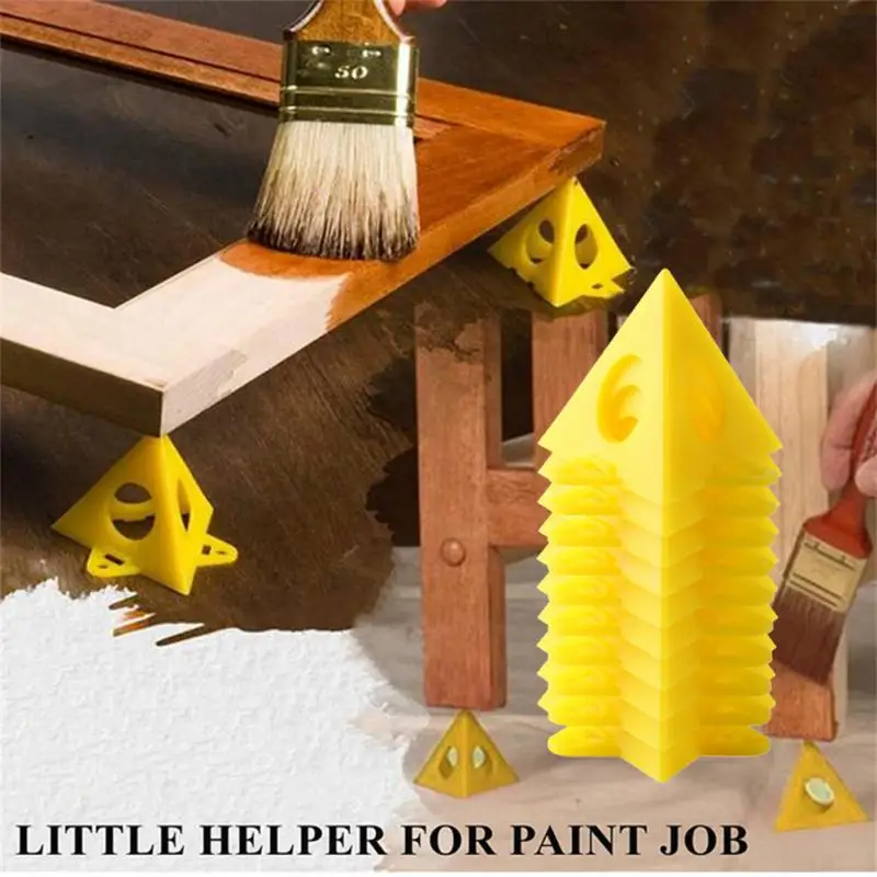 10pcs Triangle Pyramid Stands Set Paint Tool Triangle Paint Pads Feet ...