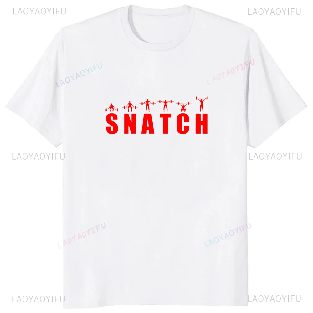 Snatch-Bodybuilding-Design-Printed-Tshirt-GYM-Muscle-Training-Crossfit ...