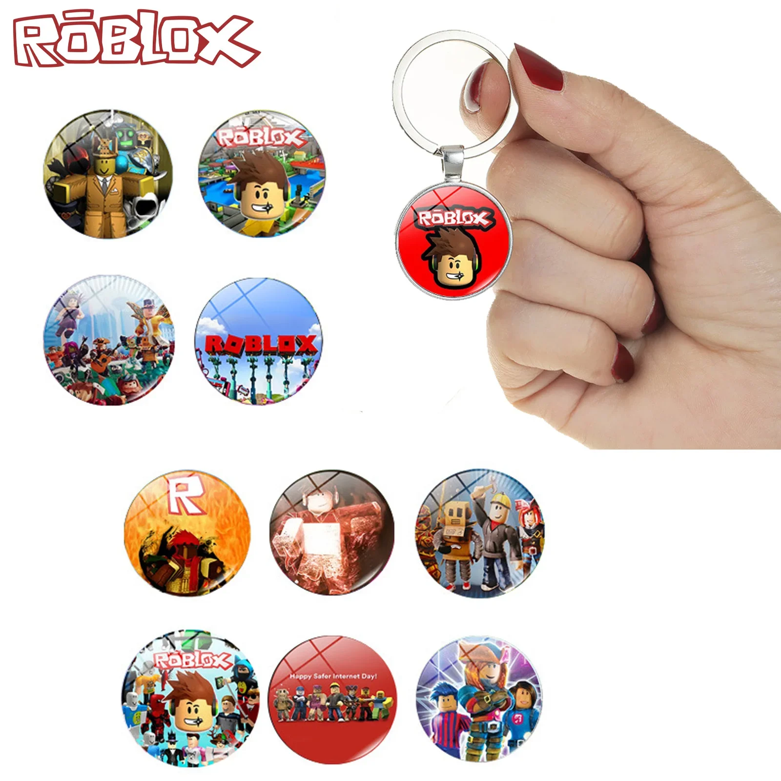 ROBLOX Keychains Creative ROBLOX Game Cute Cartoon Character ...