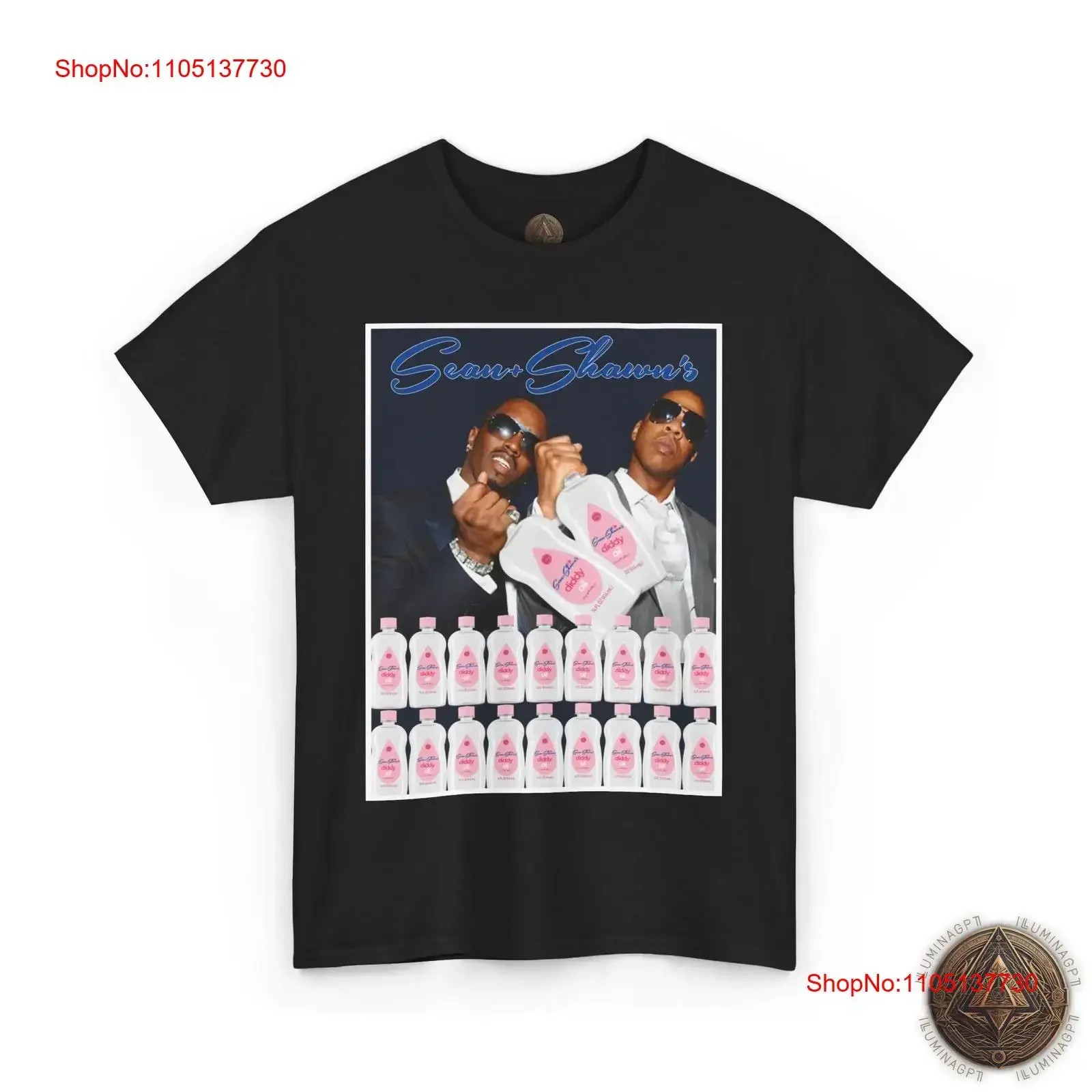 Sean Shawn's 99 Bottles Of Diddy Oil T Shirt P Jay Z Baby vintage ...