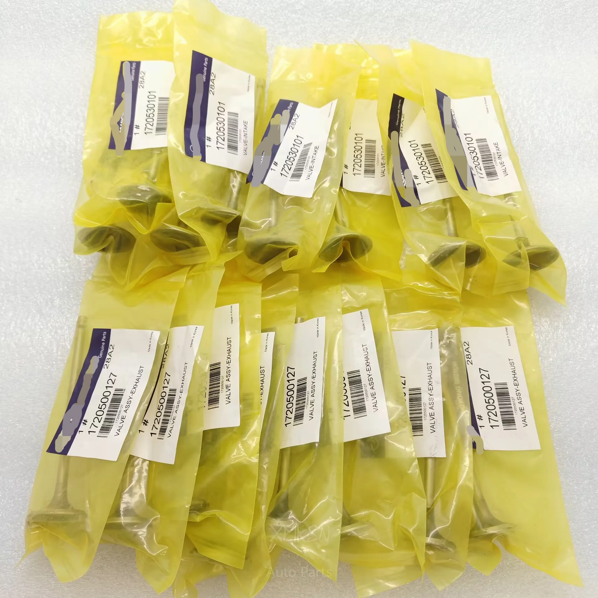 Genuine 16 PCS Intake & Exhaust Valve- Cylinder Head & Gasket GSL For ...