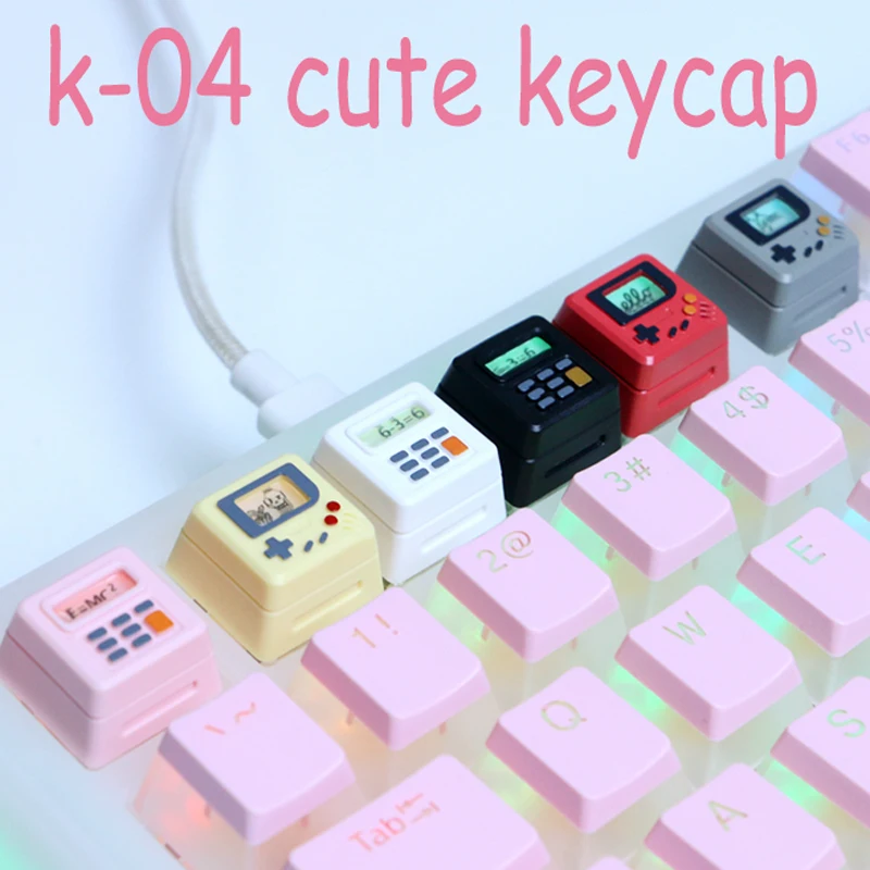 K-04-Keycap-Cute-Key-Cap-3In1-For-Mechanical-Keyboard-Classic-Retro ...