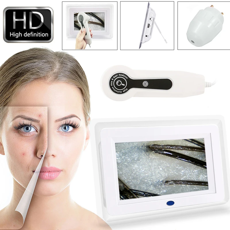 500PX-Multifunctional-Skin-Hair-Detector-7Inches-HD-Screen-Facial-Skin ...