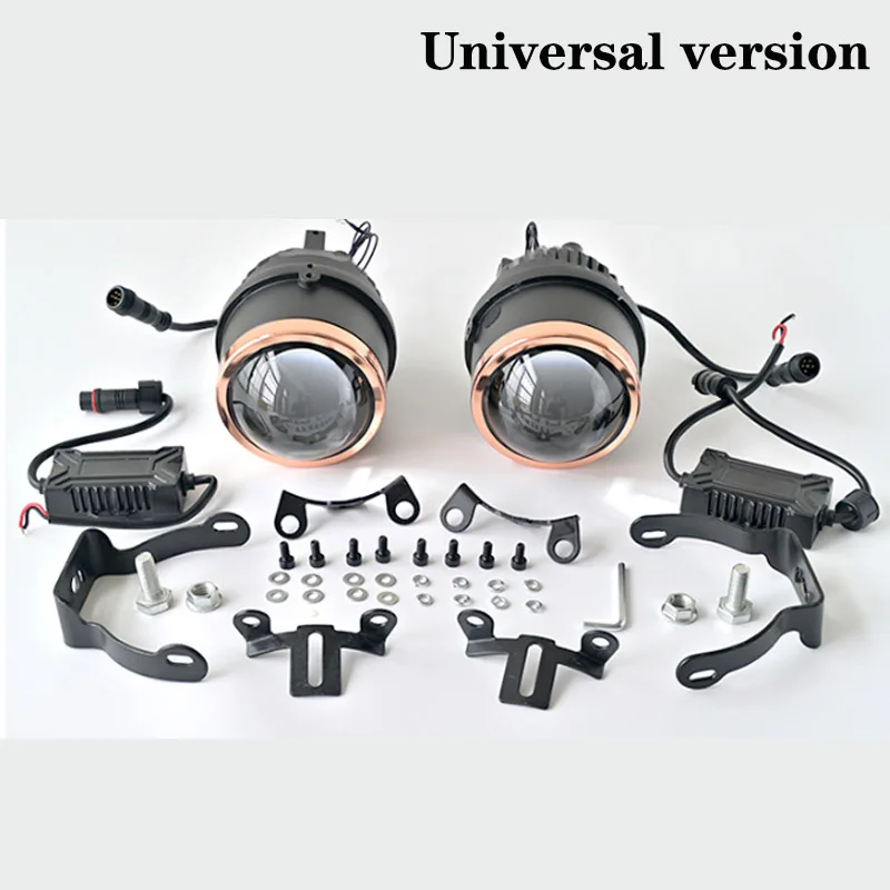 2Pcs-12V-70W-6000K-3000K-Car-Bi-LED-Projector-Lens-Fog-Lamp-For-Honda ...