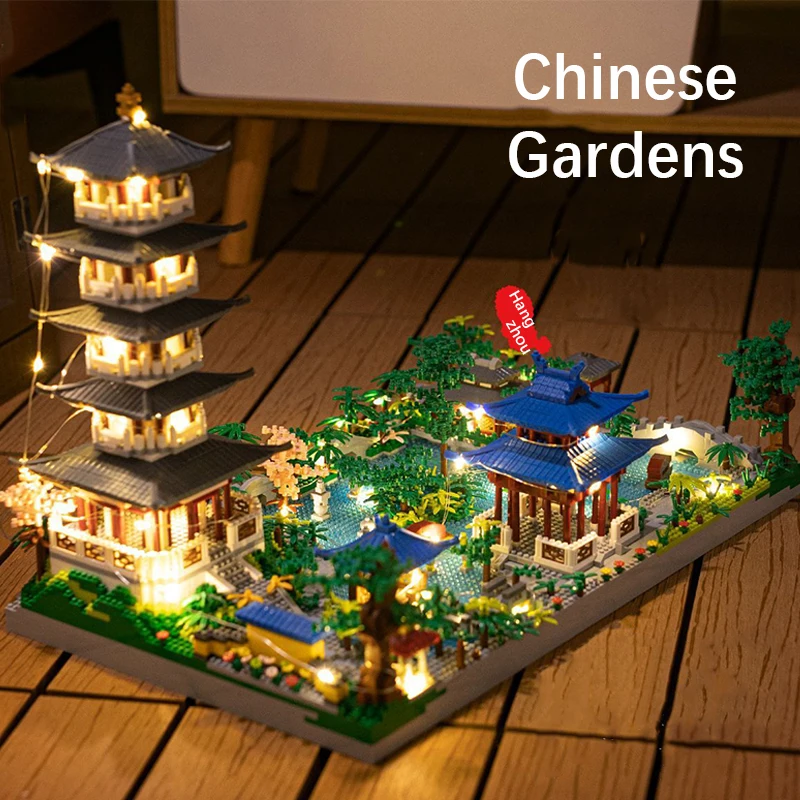 Chinese-Tradition-Building-Block-West-Lake-Leifeng-Pagoda-Yard-Garden-Temple-Tree-Brick-Sets ...