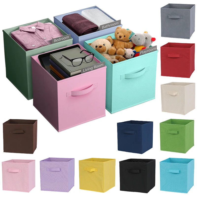 Foldable-Fabric-Storage-Cubes-Drawer-For-Closet-And-Toys-Storage-Home ...