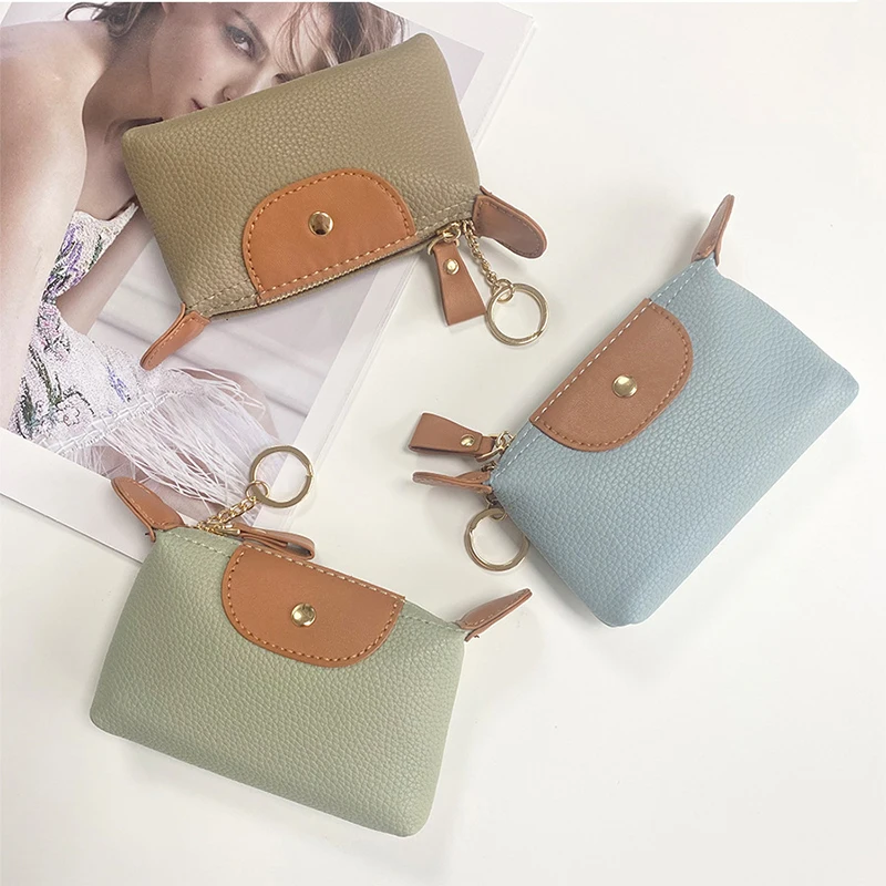 Exquisite Wallet Mini Coin Purse Women Lightweight PU Dumpling Bag ...