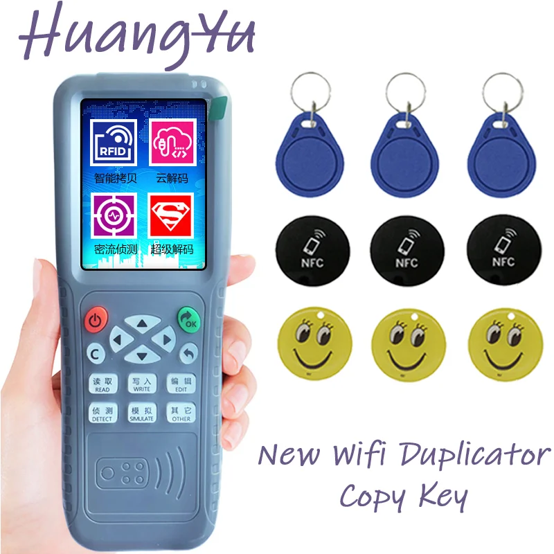2022-Copy-Key-Smart-Chip-Duplicator-RFID-Encryption-Card-Reader-NFC ...