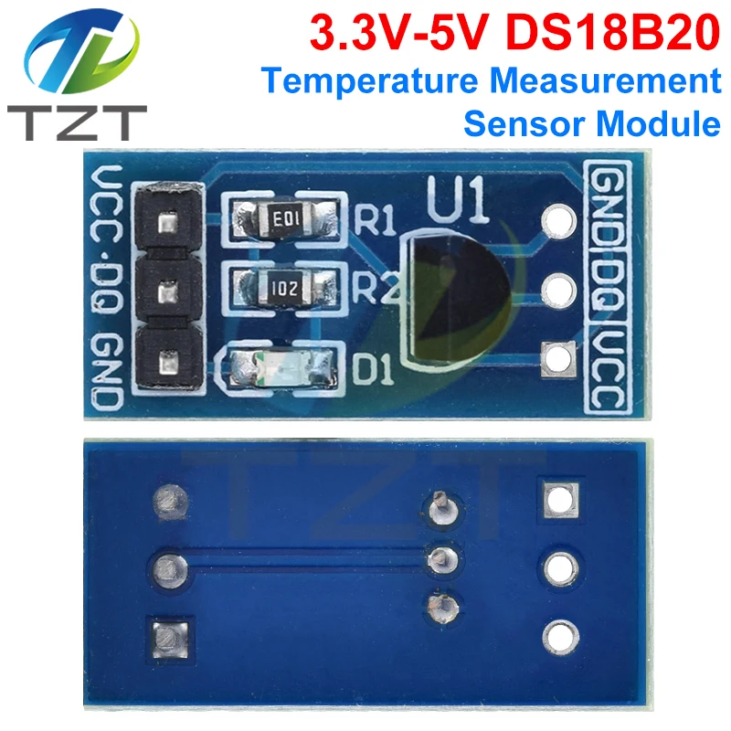 Diytzt Ds18b20 Temperature Measurement Sensor Module For Arduino