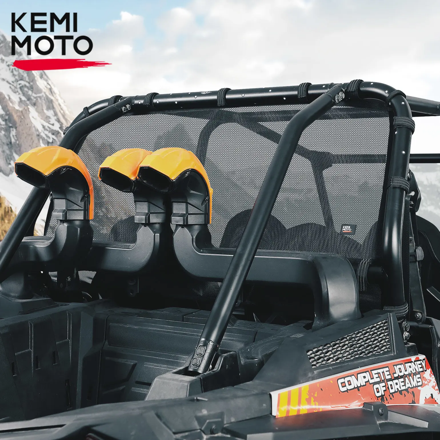 KEMIMOTO-UTV-Rear-Window-Mesh-Sun-Protection-Net-Compatible-with ...
