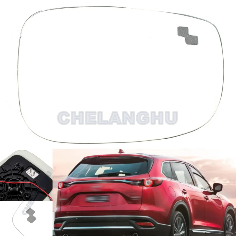 Car Rearview Mirror Glass For Mazda CX-9 2018 2019 2020 European ...