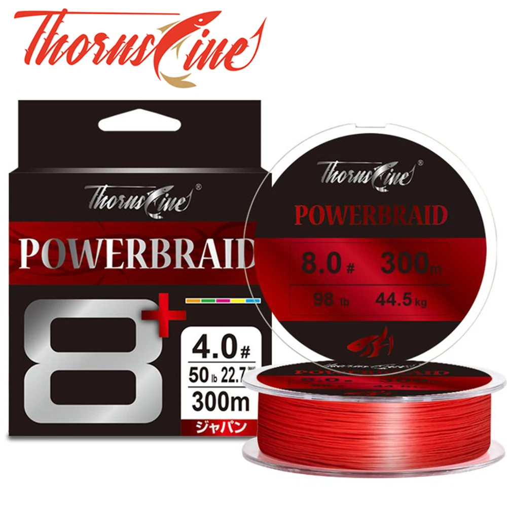 THORNSLINE-X8-Saltwater-Braid-Fishing-Line-1000M-8-Threads ...