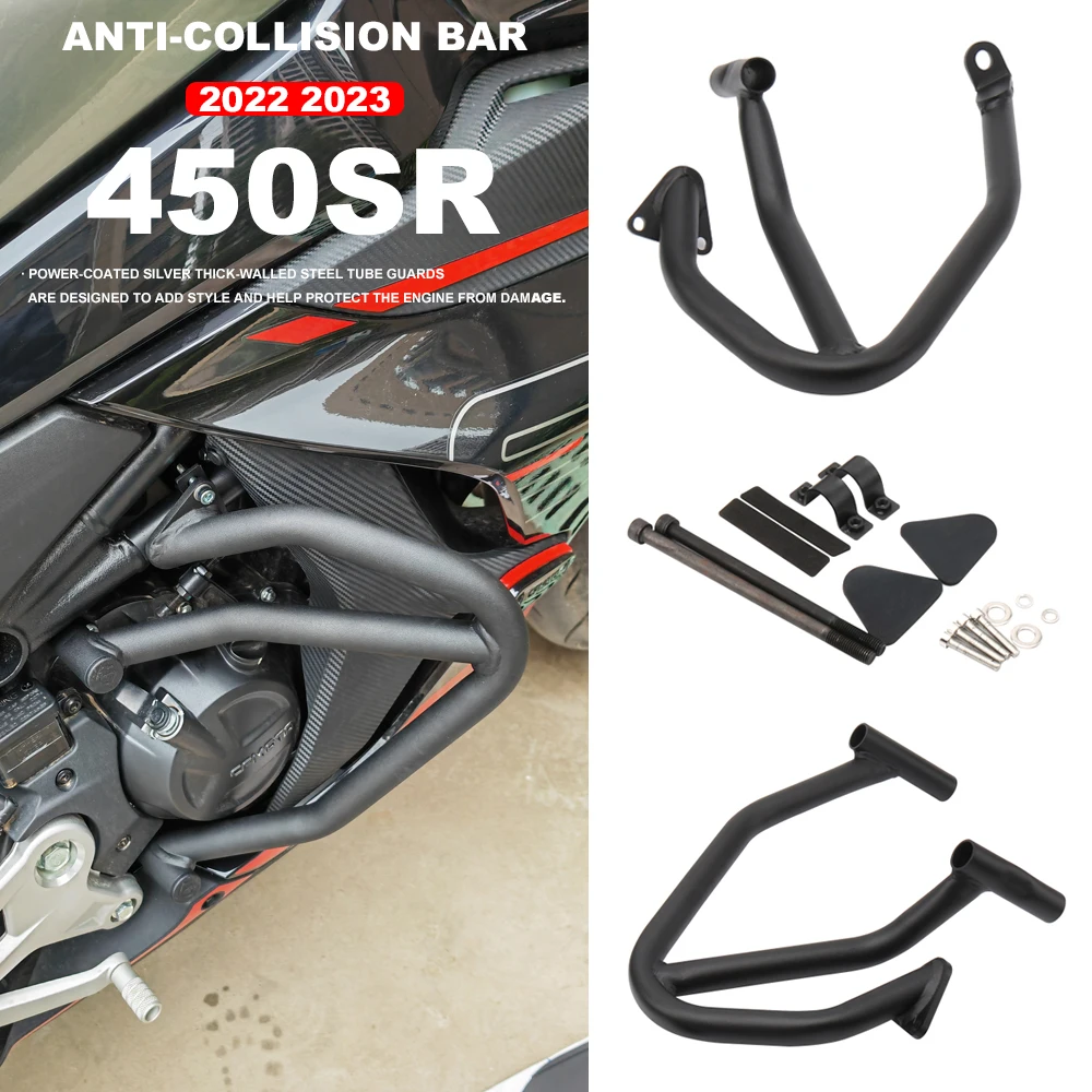 Left-and-Right-Engine-Tank-Guard-Crash-Bar-Bumpers-Protection-For ...