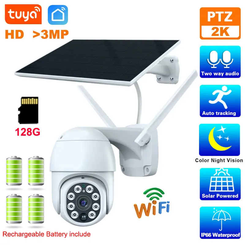 Tuya-Solar-WiFi-Camera-Outdoor-Waterproof-3MP-5W-10000mAh-Battery-Smart ...