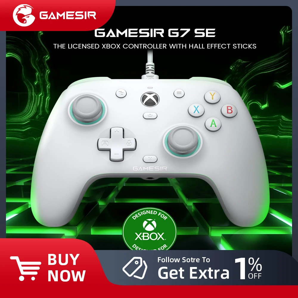 GameSir-mando-de-juegos-G7-SE-G7-para-Xbox-mando-con-cable-Efecto-Hall ...
