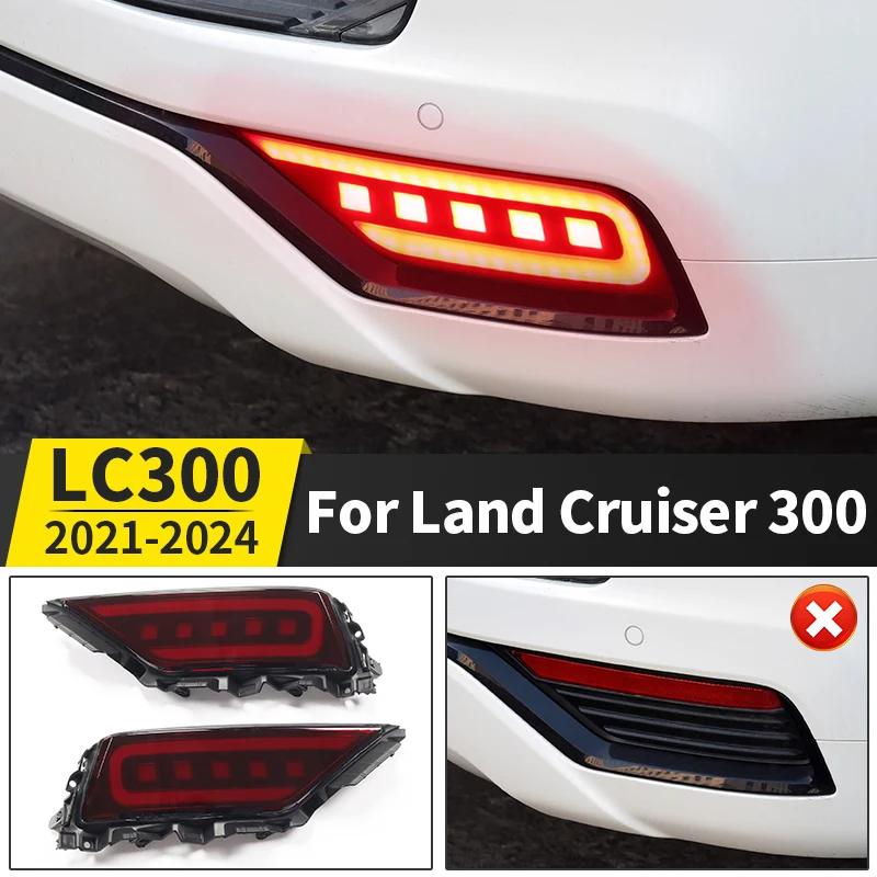 For-2021-Toyota-Land-Cruiser-300-Rear-Fog-Lamp-Modification-Lc300-FJ300 ...