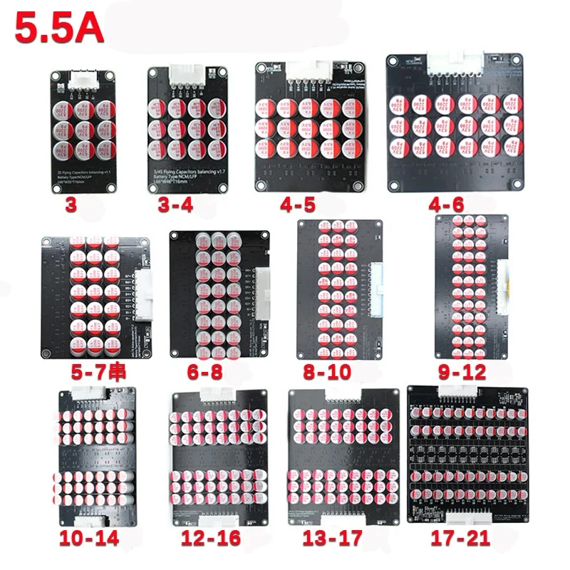 5-5A-Active-Balance-Board-LiFePo4-Li-ion-Quick-Balancer-18650-Lithium ...