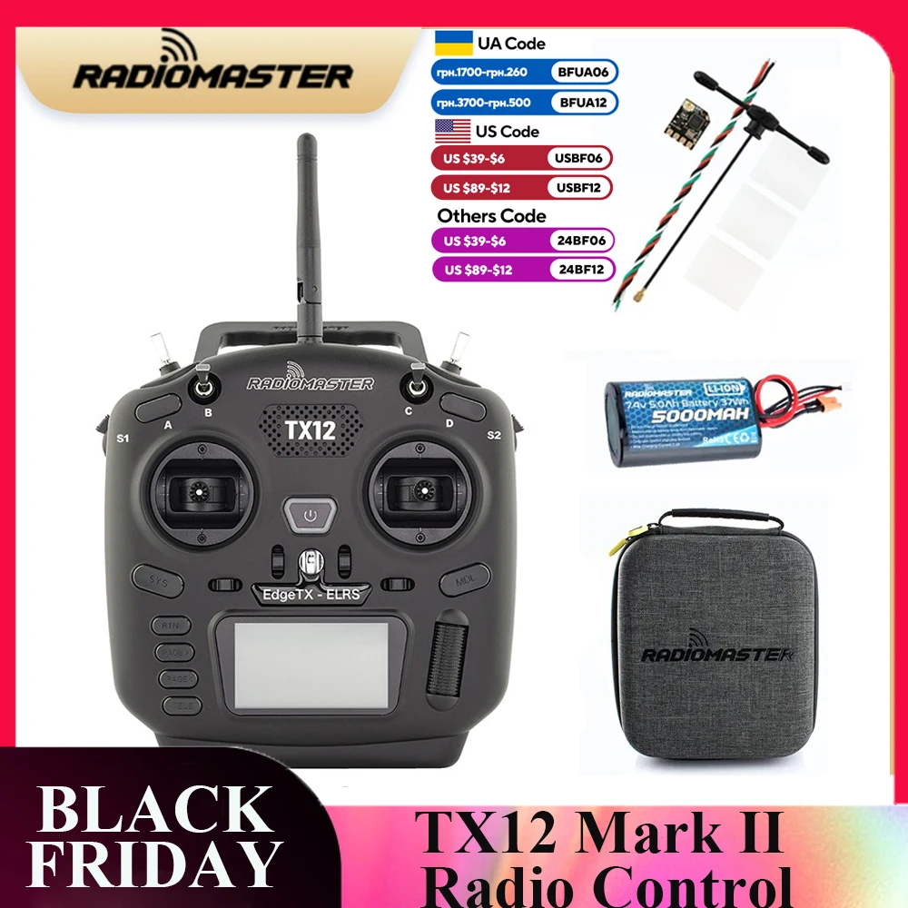Radiomaster-Tx12-Mark-Ii-Hal-Gimbals-Radio-Controller-Fcc-Elrs-Cc2500 ...
