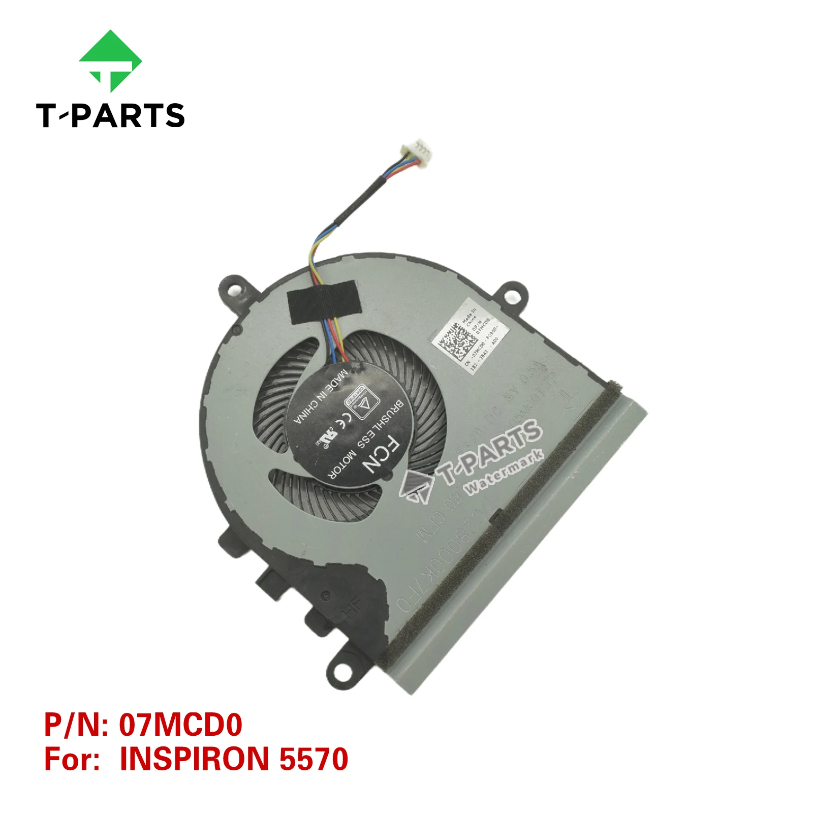 New 07MCD0 7MCD0 Black For Inspiron 5570 5575 Laptop Cpu Cooling Fan ...