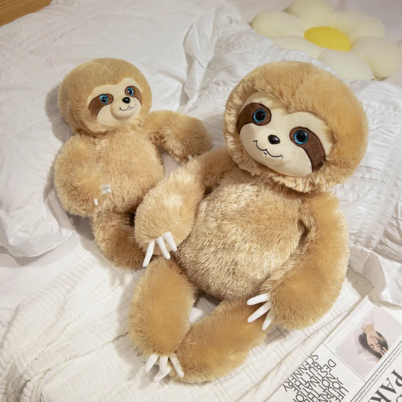 Cute Sloth Plush Toy Soft Stuffed Simulation Animals Sloths Doll High ...