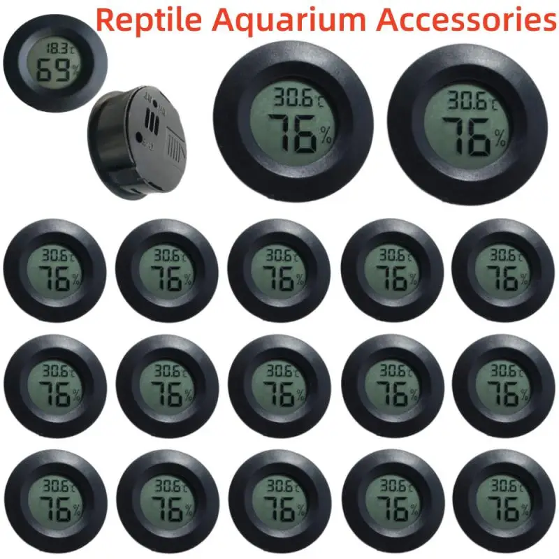 Digital Thermometer Hygrometer Mini LCD Temperature Sensor Detector ...