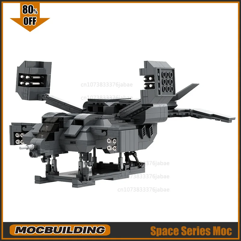MOC-Building-Block-Aliens-Cheyenne-Dropship-and-APC-Bricks-Space ...